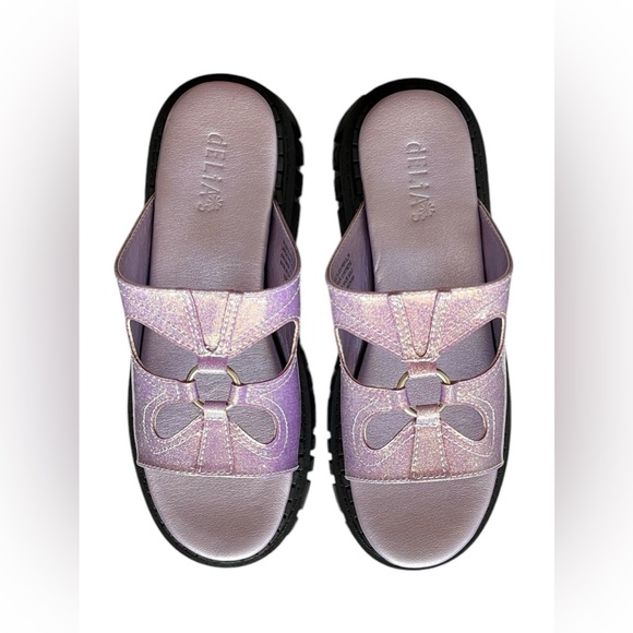 dELiA*s | Shoes | Dolls Kill Delias Purple Sparkle Butterfly Sandals ...